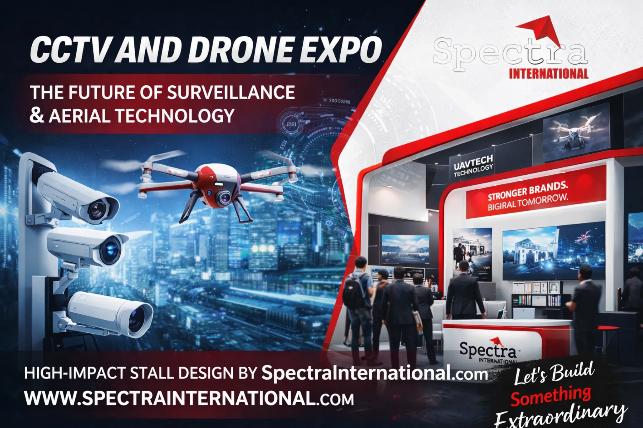 CCTV And Drone Expo India | Spectra Creatives
