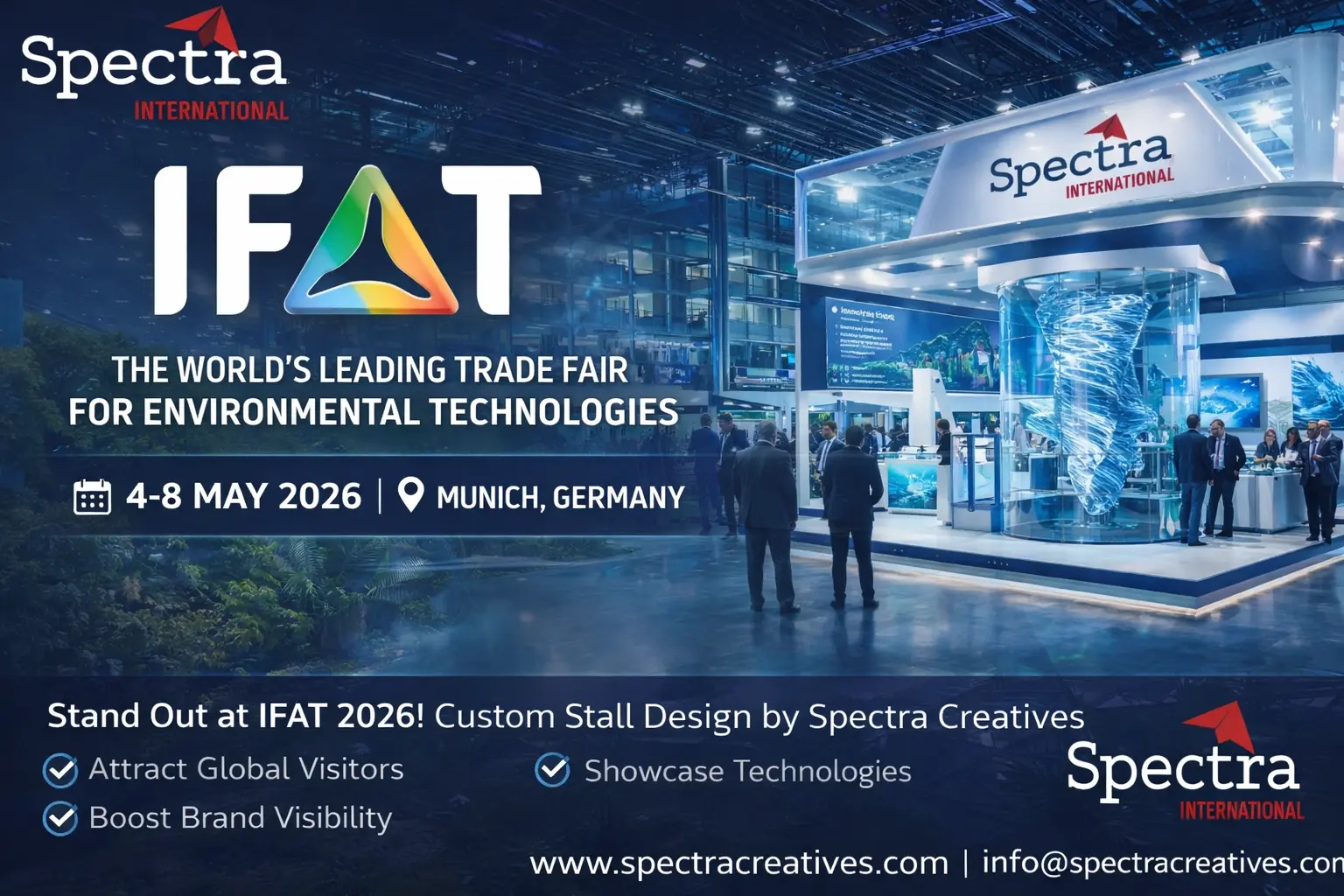 IFAT Trade Fair 2026 | Exhibition Stall Design by Spectra